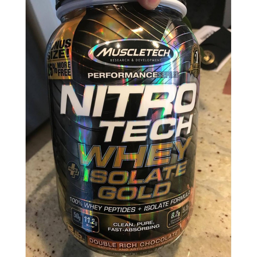 Nitro-Tech Whey Plus Isolate Gold (2lbs)